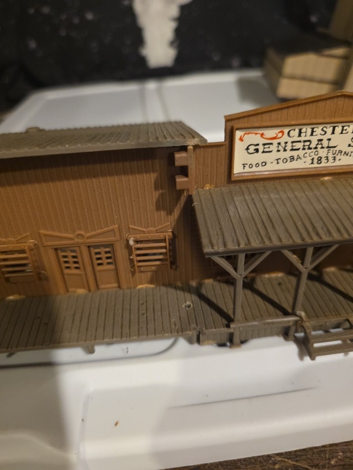 HO Scale Old West Building Chester's General Store Fully Assembled Used ...