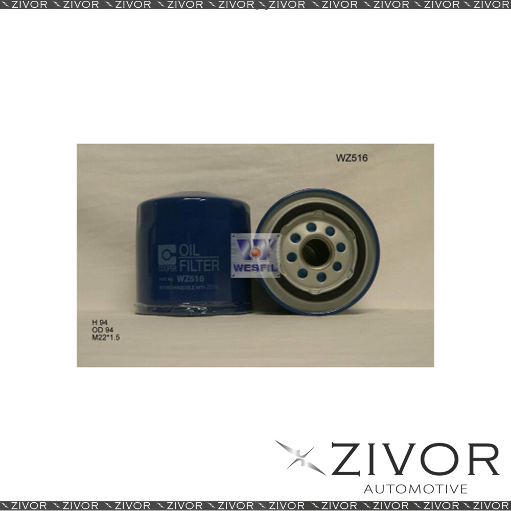 COOPER Oil Filter For Mazda Tribute 3.0L V6 02/01-01/08 - WZ516 *By ...