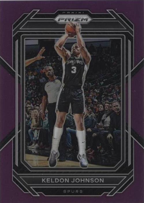 2022-23 Panini Prizm - Keldon Johnson #211 Purple Prizm /99 for sale ...