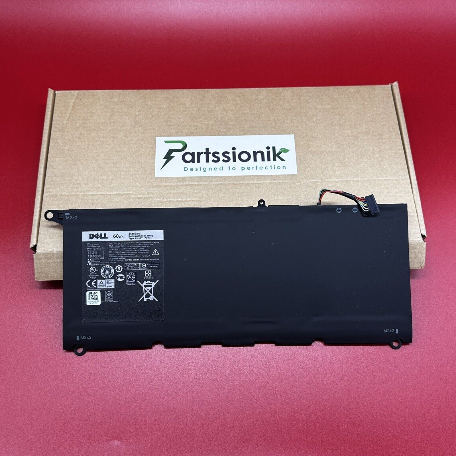 New OEM Genuine Dell PW23Y XPS 13 9360 Series 4-Cell 60Wh Battery TP1GT ...