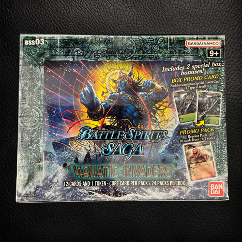 Battle Spirits TCG Battle Spirit Saga Aquatic Invaders Booster Box - 24 ...