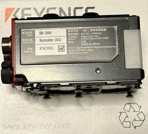 KEYENCE SR-2000 Automatic Focus Code Reader | eBay