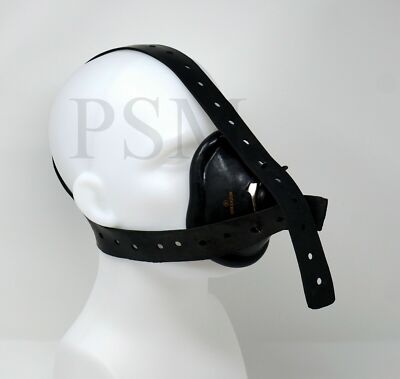 Anaesthesia Mask No-6 With Head Harness - 3 Tail Type - Black Rubber | eBay