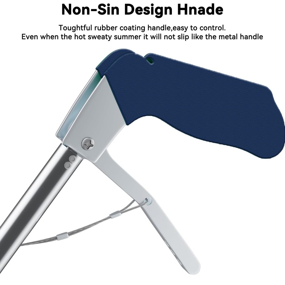 60“ Professional Collapsible Snake Grabber Tool, Stainless Steel Snake ...