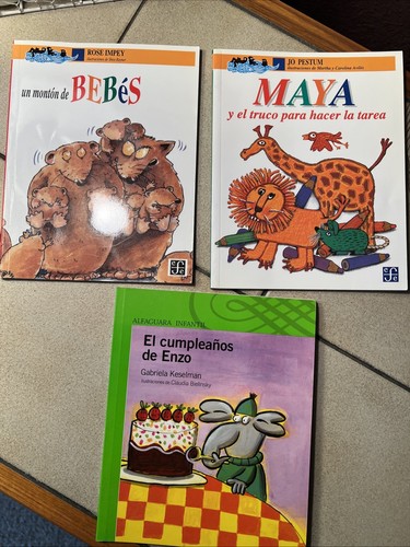 Lot Of 3 Children’s Board Books In Spanish - Libros para Niños en ...