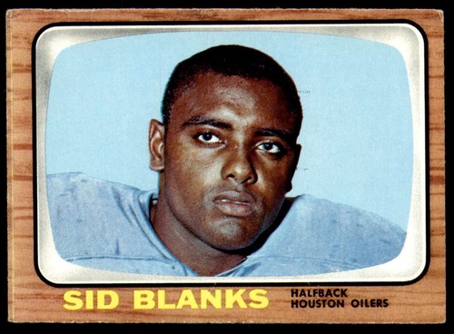 1966 Topps #49 Sid Blanks Very Good Oilers ID:266321 | eBay