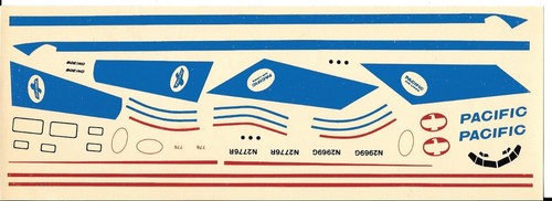 Jet Set PACIFIC AIR LINES, F-27, Boeing 727 Decals 1/144 JSD- 109 | eBay
