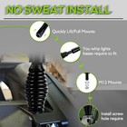 2Pcs RGB LED Whip Light Spring Base Protective Mounting Mount For ...