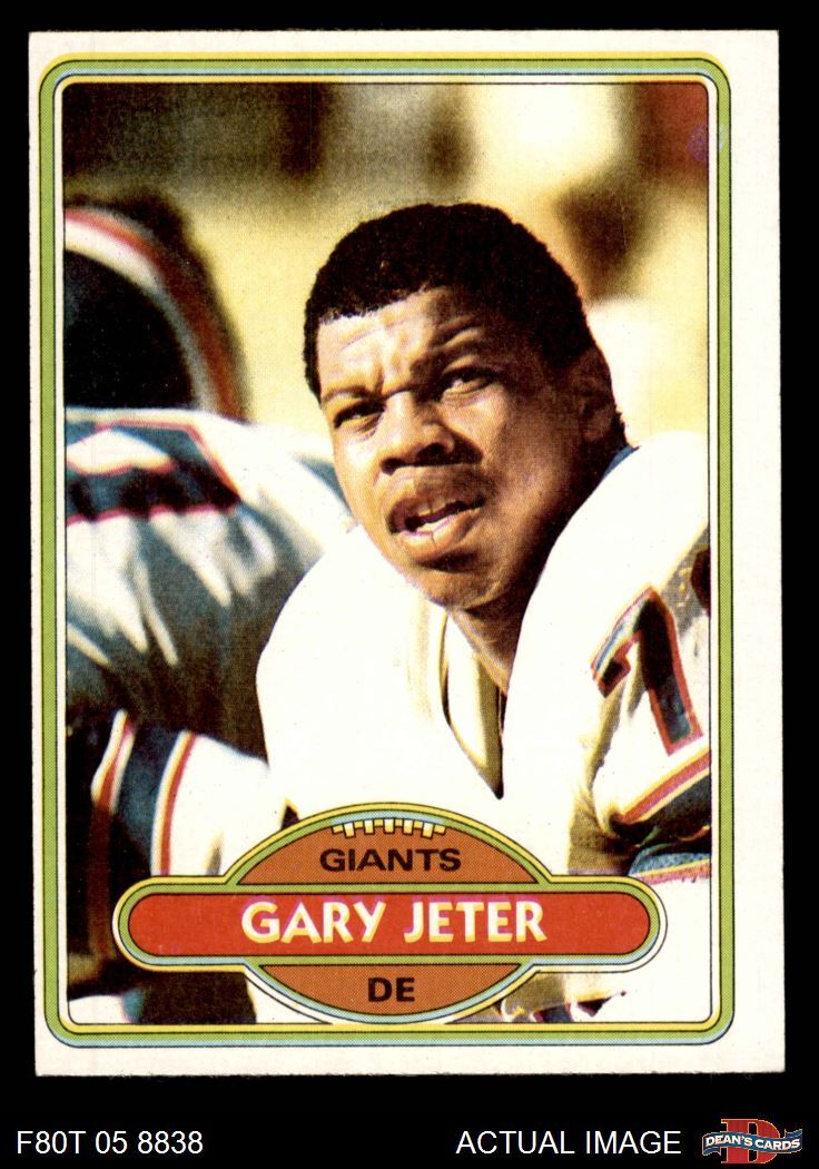 1980 Topps #434 Gary Jeter Giants-FB RC USC 3 - VG | eBay