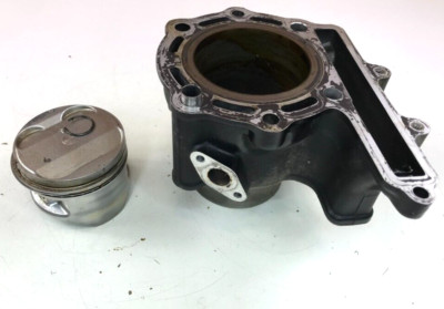 02 Kawasaki KLR250 KLR 250 Engine Cylinder Jug Barrel Piston Top End 8 ...