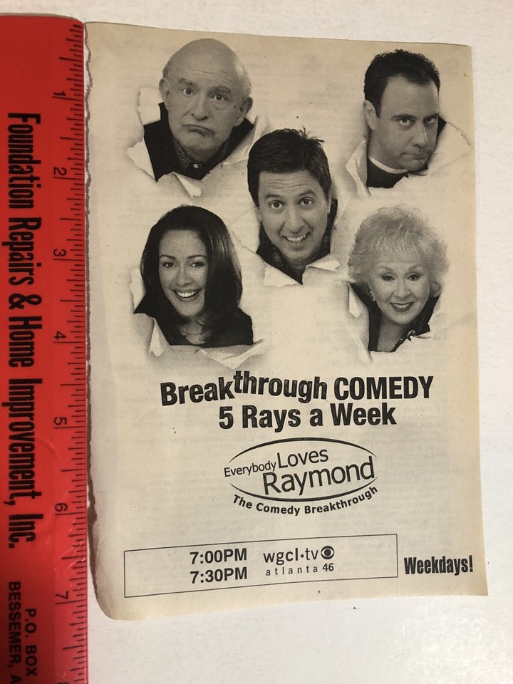 Everybody Loves Raymond Vintage Tv Guide Print Ad Ray Ramano Peter ...
