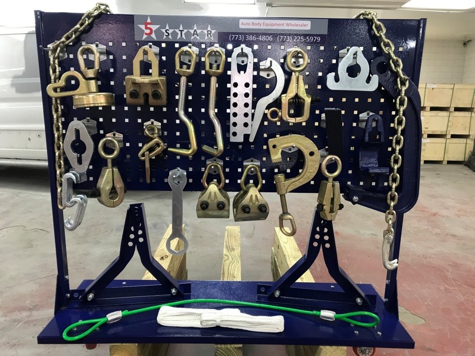 FREE SHIPPING NEW 20 FEET LONG 2 TOWERS HEAVY DUTY AUTO BODY FRAME ...