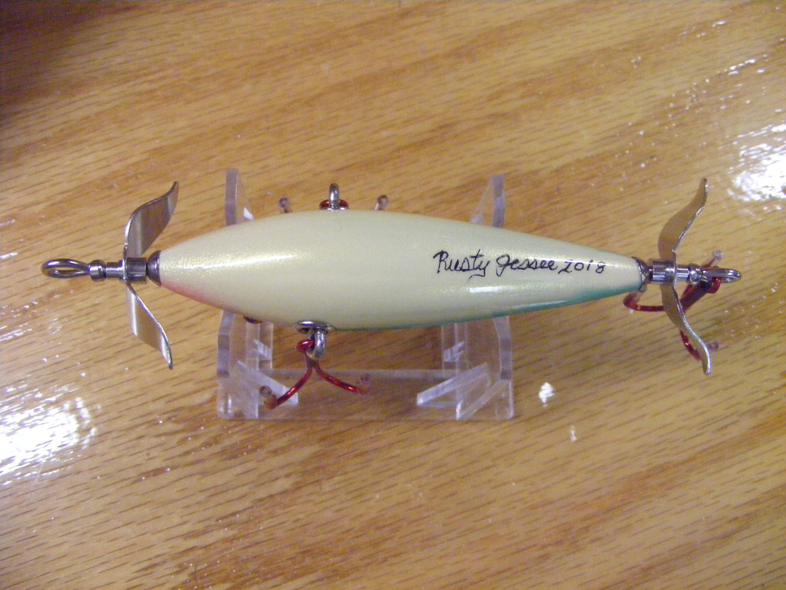 Killer Baits Rusty Jessee Heddon 100 Style Glasseye 3 Hooker in Green ...