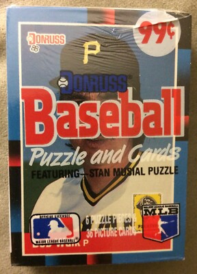 1988 Donruss Cello Card Pack Bob Walk Pirates (Top) Wes Gardner Red Sox ...
