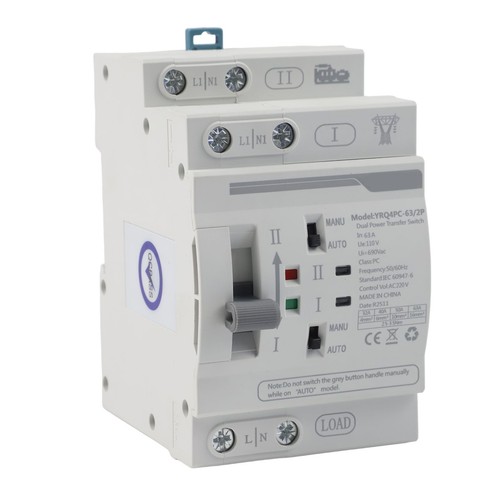 Power Transfer Switch Power Outage Management Under-voltage Protection ...