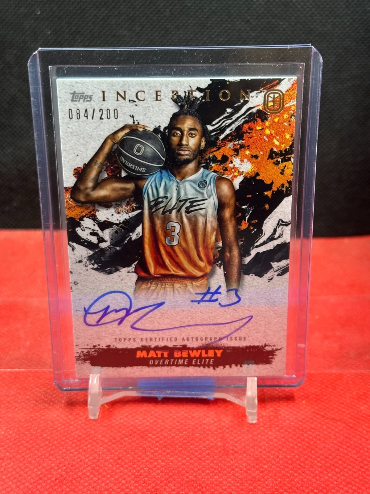 2021-22 Inception OTE Overtime Elite Rookie Auto #MB Matt Bewley 084/ ...