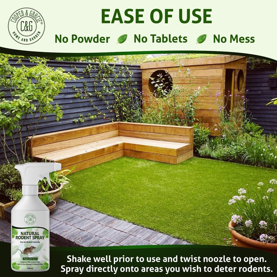 Natural Rodent Repellent 500ML Natural Alternative to Mice Poison | eBay UK