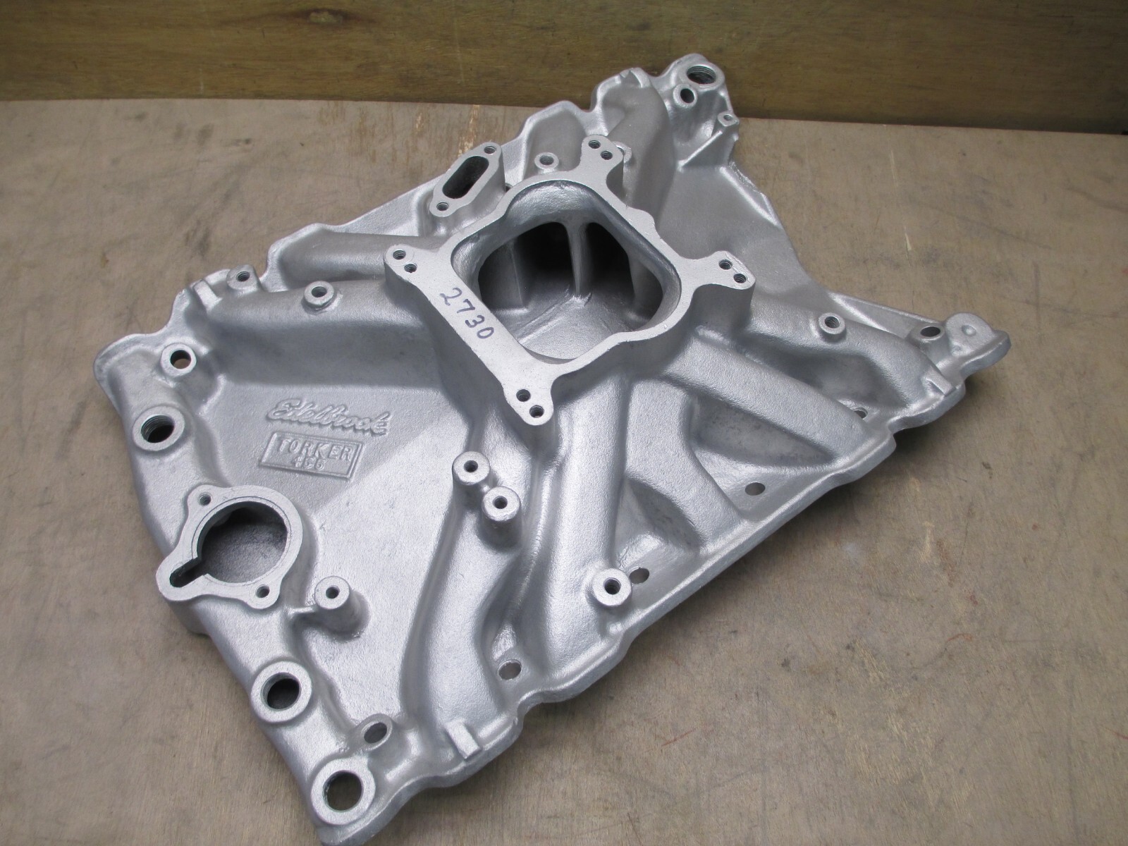 Olds Oldsmobile 455 Edelbrock 2730 Torker Aluminum Intake Manifold ...
