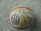 Original 1970s Unknown College Baseball Team Game Ball Signed #2 LOOK ...