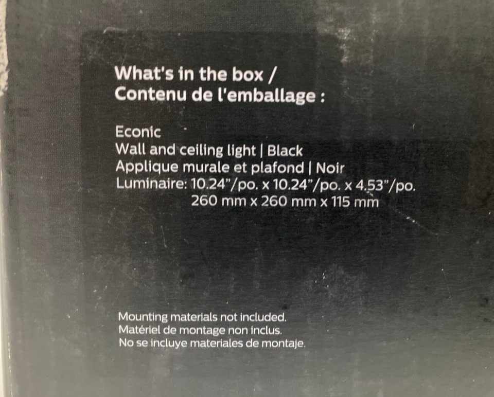 Philips Econic Wall Light LED Color Changing Light 1743830V7 | eBay