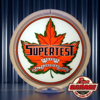 Supertest Gasoline - 13.5" Gas Pump Globe - Made by Pogo's Garage | eBay