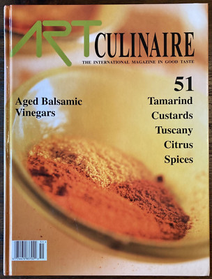 Art Culinaire No 51 Intl Magazine Cookbook Gourmet Vtg 1998 | eBay