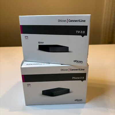 Lot of Oticon ConnectLine Phone & TV Adapter 2.0 For Hearing Aids | eBay
