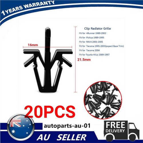 20x Grille Clips For Toyota Hilux 1988-2004 Most Models 90467-12040 ...