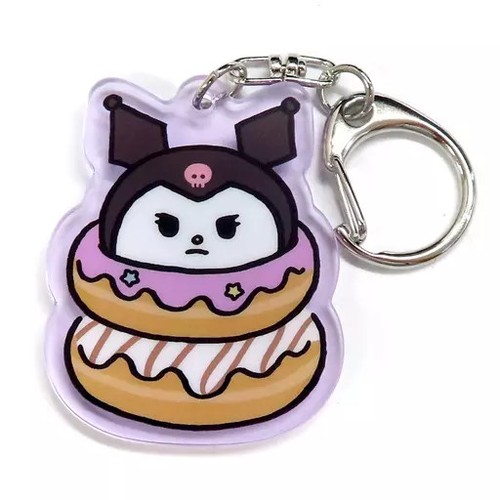 Nagano x Sanrio Characters Kuromi Acrylic Keychain 5cm Cute Charm | eBay