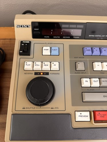 Sony RM-450 Editing Control Unit Video Controller Powers On, Untested ...