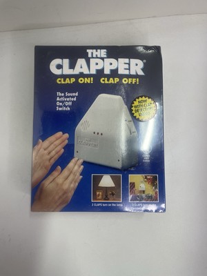 The Clapper Clap On Clap Off Sound Activated On/Off Switch NEW IN BOX ...