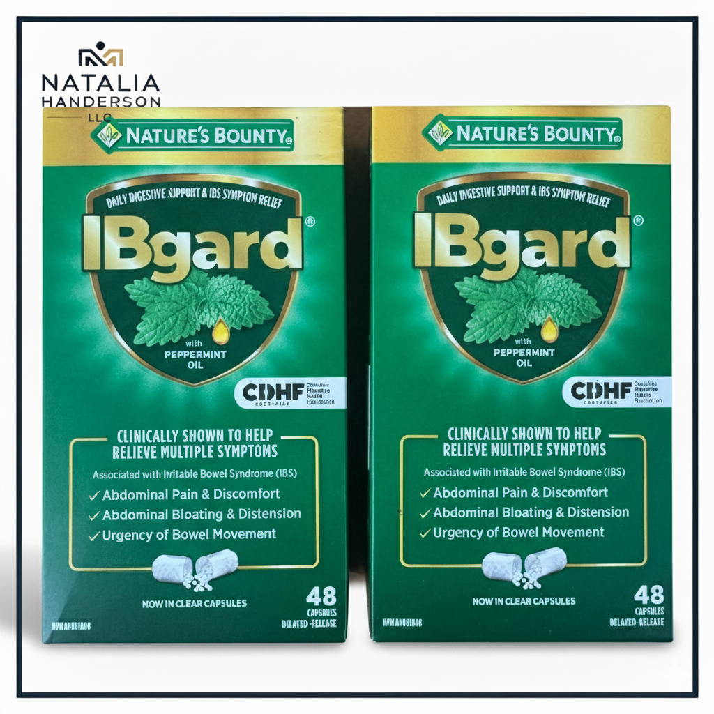 IBgard for Irritable Bowel Syndrome - Peppermint Oil | 48 Capsules Pack ...