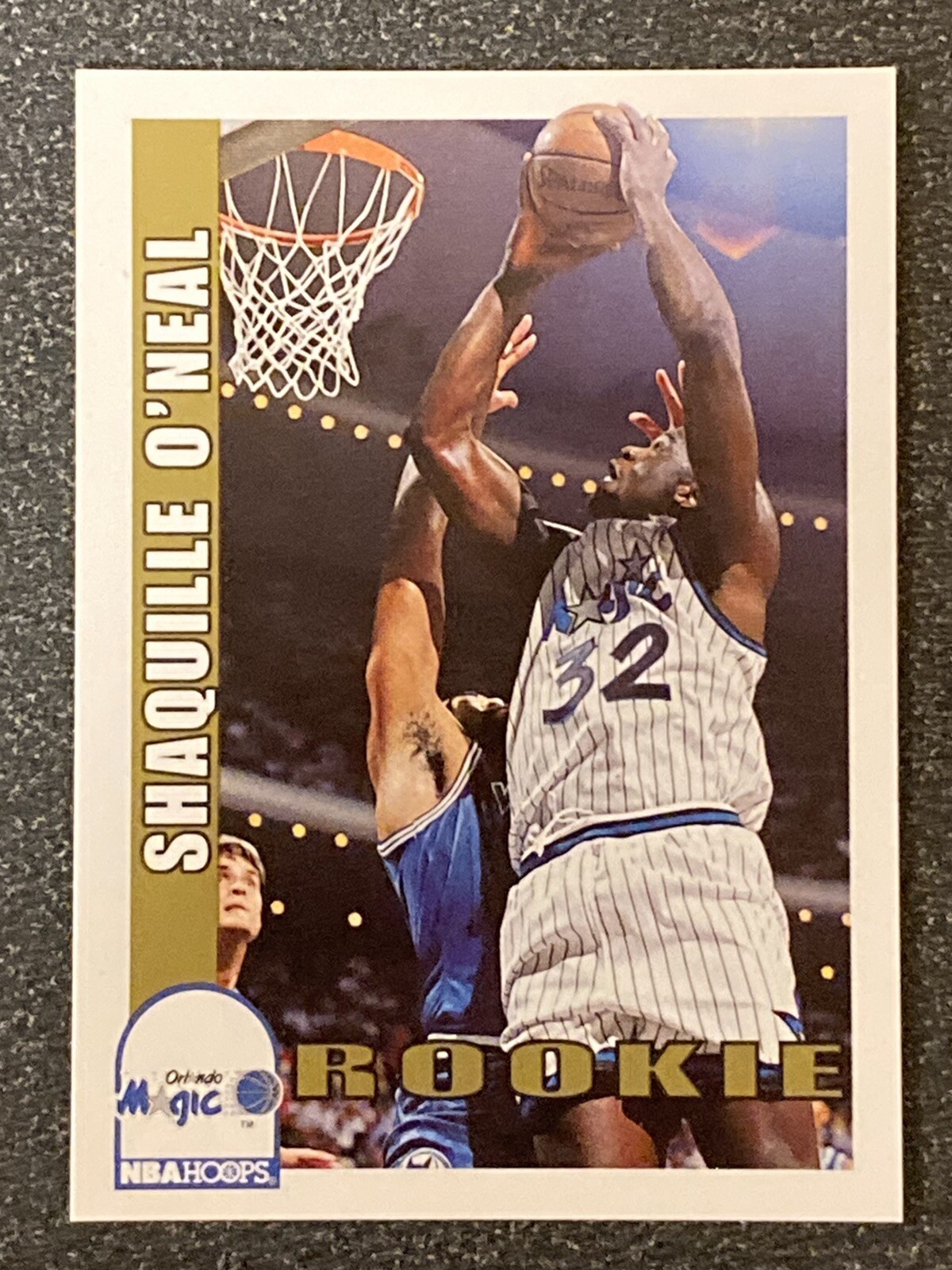 Shaquille O'Neal Rookie Card 1992 SkyBox 442 NBA Hoops Shaq HOF ...
