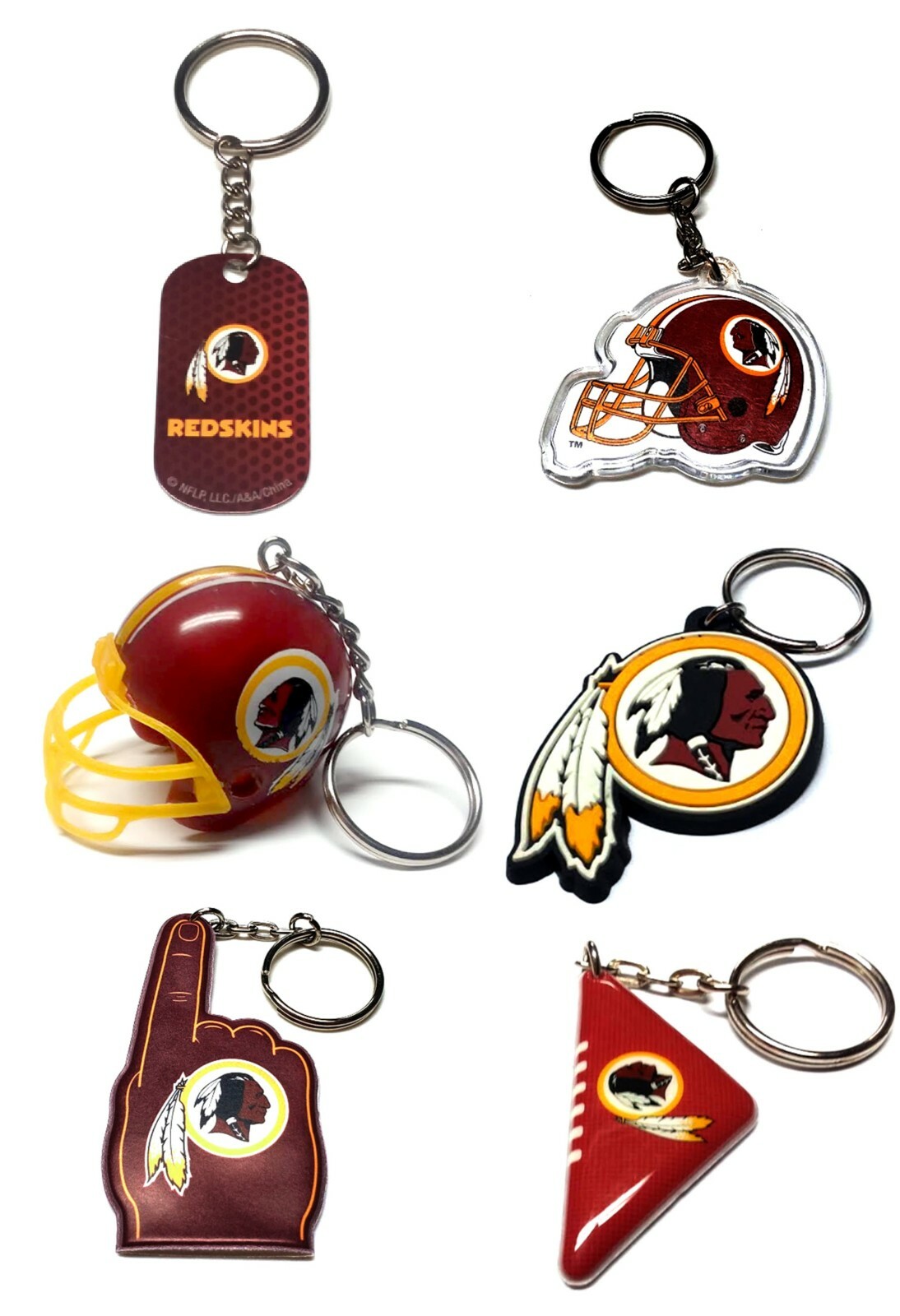 WASHINGTON REDSKINS NFL FOOTBALL KEYCHAIN BACKPACK PULL LICENSED - YOU ...