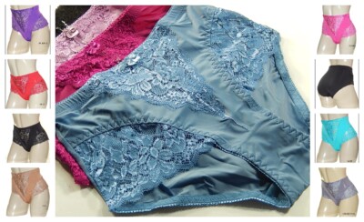 1-6 Gorgeous HIGH WAIST Briefs Tummy Control GIRDLE Lace SHAPER Panties ...