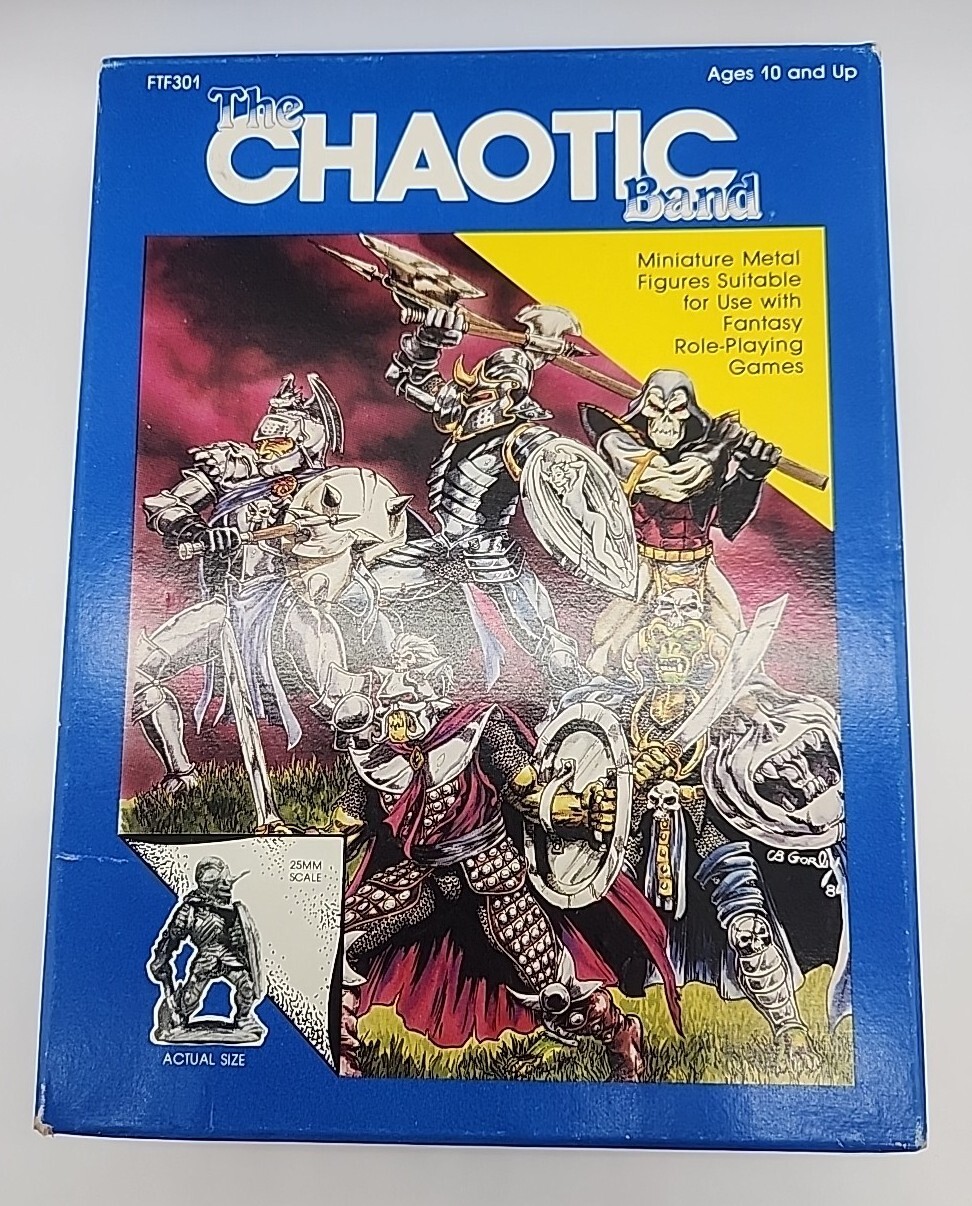 INCOMPLETE Ral Partha The Chaotic Band Metal Miniatures FTF 301 D&D ...