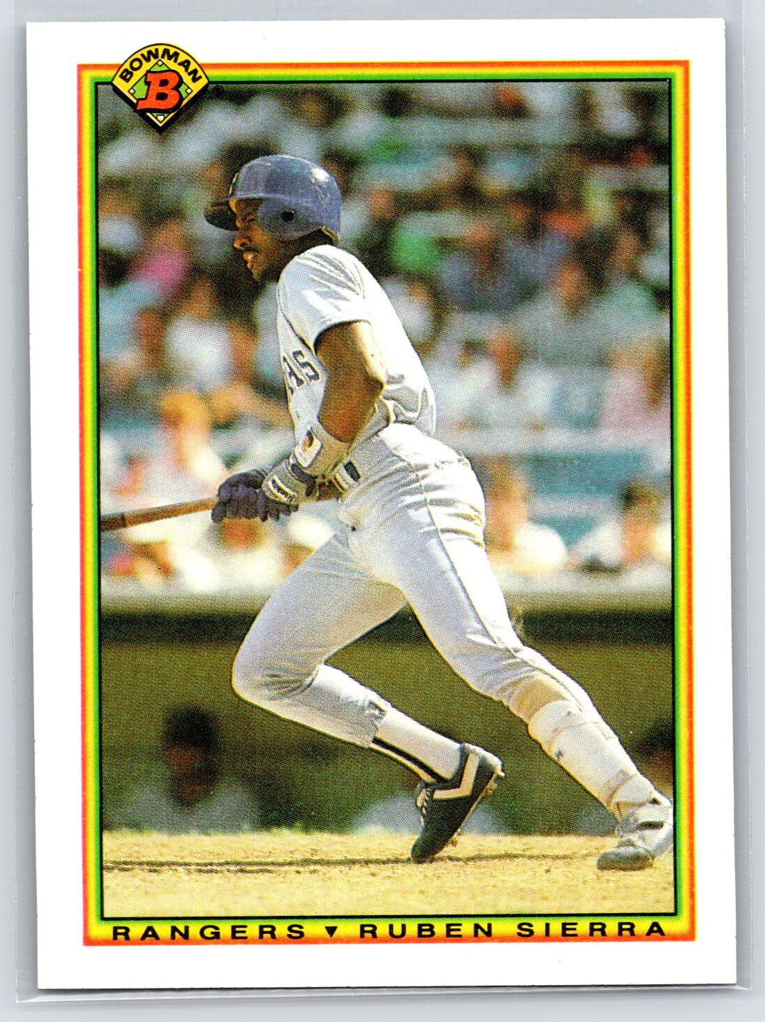 1990 Bowman #490 Ruben Sierra Texas Rangers Baseball Card | eBay