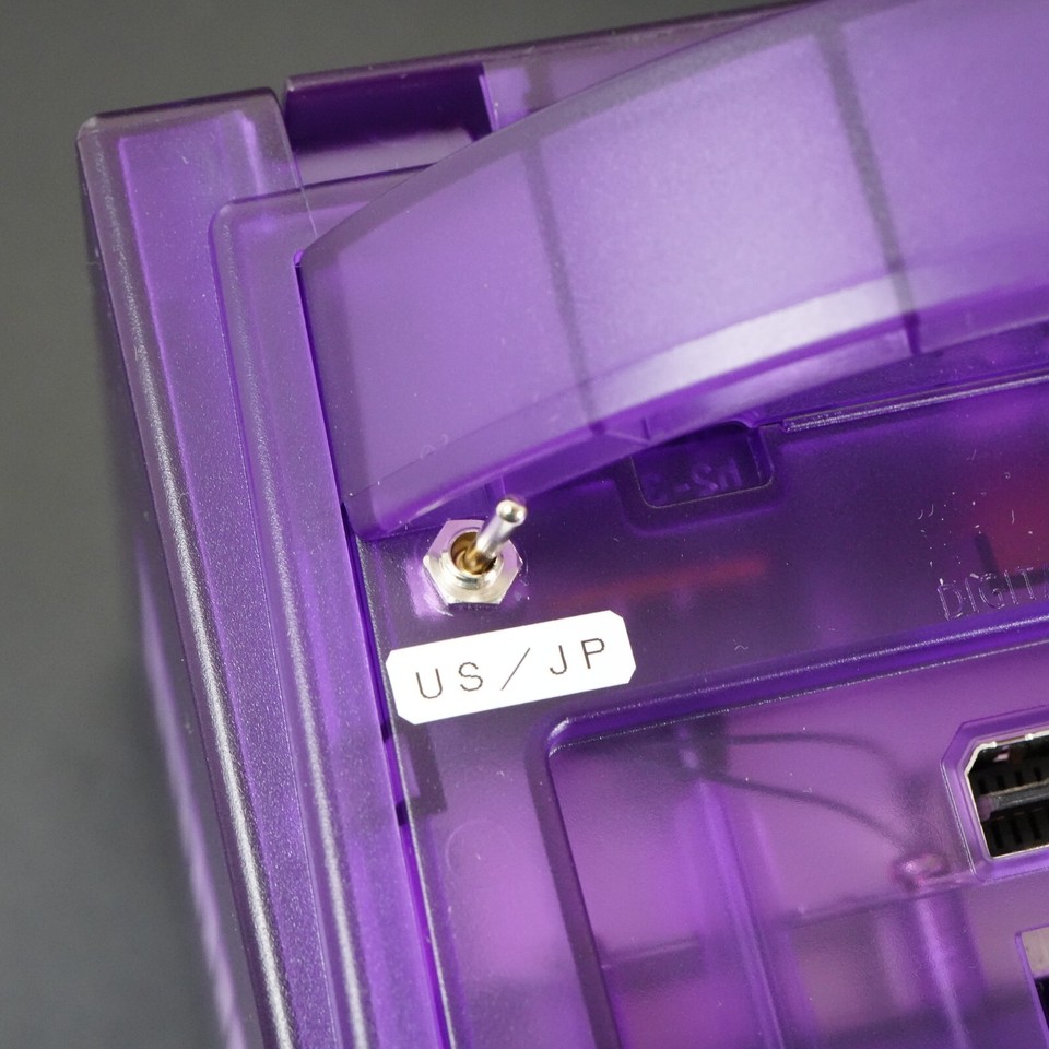 Nintendo GameCube Translucent Purple Shell Console NTSC U-C/J Region ...