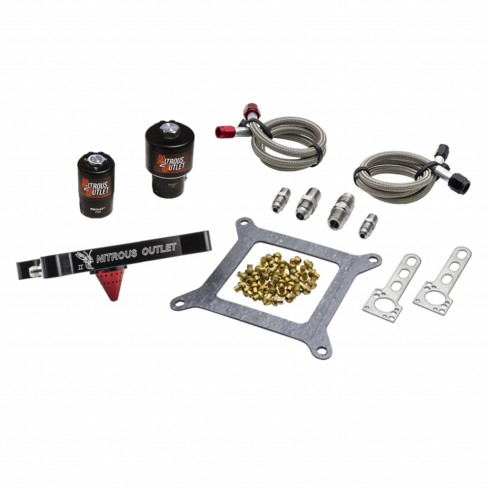 00-10602-15 Nitrous Outlet Stinger 2 Race Wet 4150 Nitrous Plate Kit ...