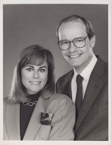 Vintage CBS 1987 Harry Smith Kathleen Sullivan This Morning 7x9 Press ...