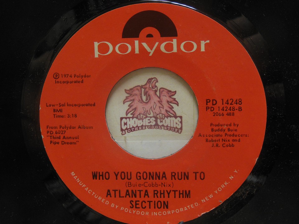 Atlanta Rhythm Section – Doraville / Who You Gonna Run To, 45 RPM, VG ...