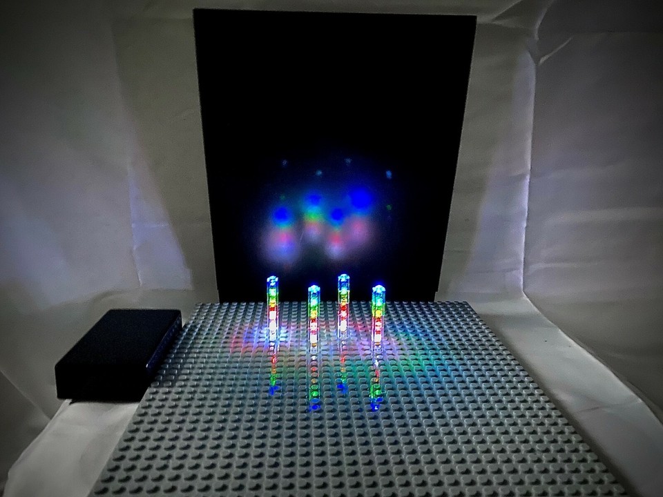 BrickLites Wirelessly Powered Light Kit for LEGO Bricks MEGA Blocks LED ...