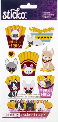 6 Pack Sticko Classic Stickers-Frenchie Fries E5201645 | eBay Australia