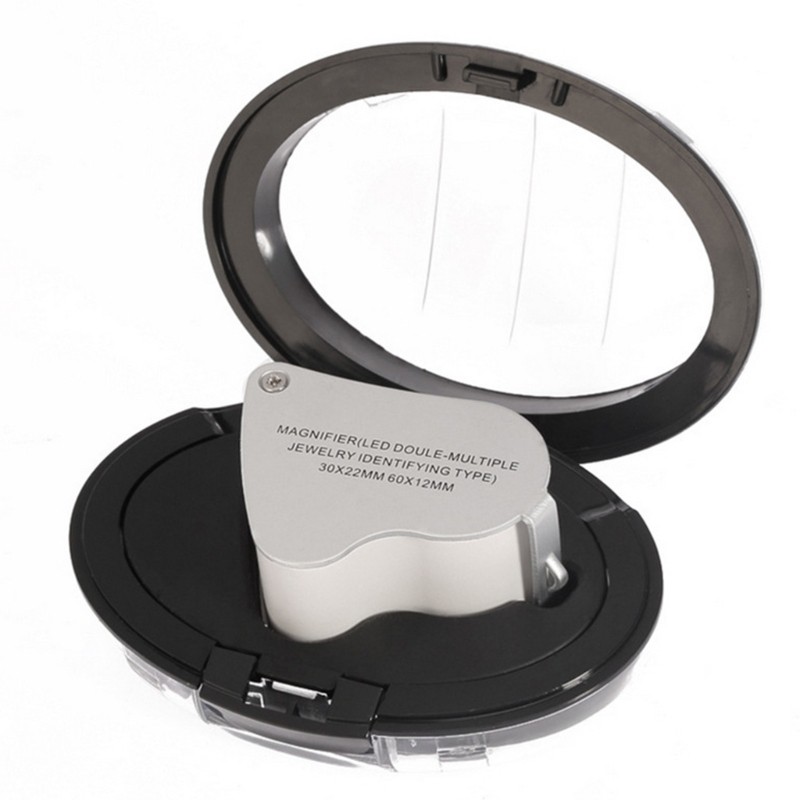 Jeweler s Magnifier Folding Magnifier 30 x 60 Magnifying Glass for ...