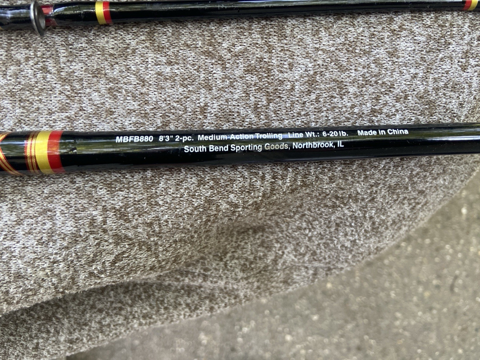 LOT OF 4 TROLLING/DOWNRIGGER RODS 2- 8'3" MR.BIG FISH & 2-8 1/2' MASTER ...