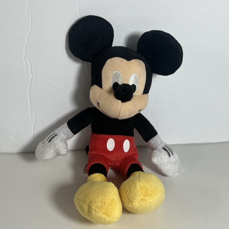 Disney Mickey Mouse Bean Bag Plush 10" | eBay