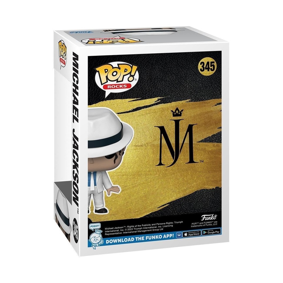 Funko Pop Rocks Michael Jackson MJ (lean) Figura in Vinile da ...