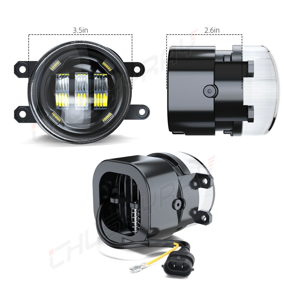 For TOYOTA 4RUNNER 2010-2013 2pcs LED Driving Fog Light Lamp Front ...