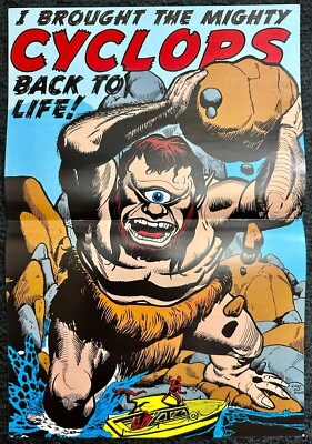 Cyclops from Tales of Suspense #10 Marvel Comics Poster by Jack Kirby ...