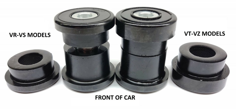 PAIR FRONT BUSHES KIT CONTROL ARM RADIUS ROD BUSH for COMMODORE VY VZ ...